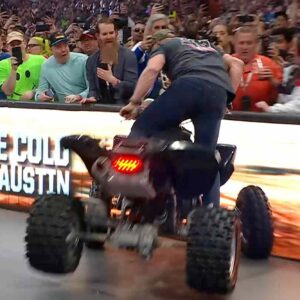 Stone Cold’s WrestleMania Crash: ATV Mishap Shocks Front Row Fan ...